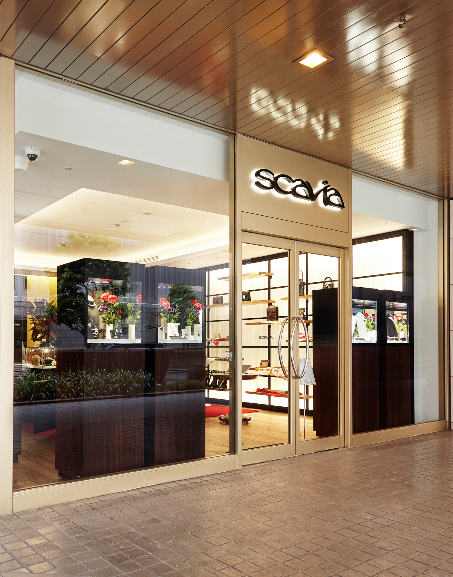 SCAVIA boutique in Tokyo